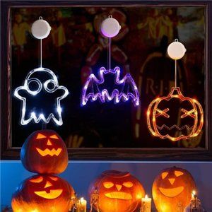 Holiday | Halloween Decorations 3 Pack Orange Pumpkin White Ghost ...